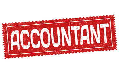 Accountant grunge rubber stamp Royalty Free Vector Image