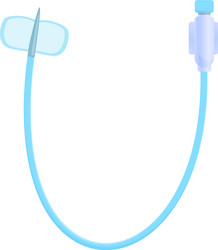 Pipe catheter icon cartoon style Royalty Free Vector Image