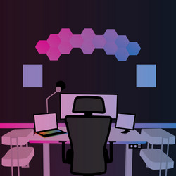 Gaming Setup Pc Vector Images (73)