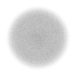 Dotted grain heart black stipple core shape Vector Image