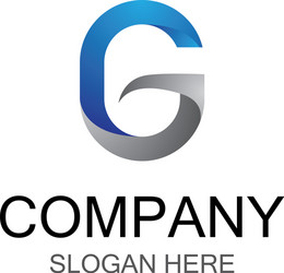 Letter g symbol design Royalty Free Vector Image