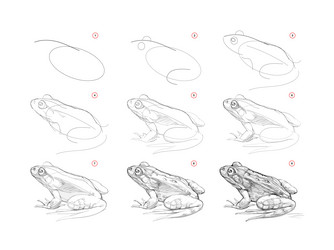 Page shows how to learn to draw from life sketch Vector Image