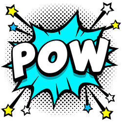 Blank Comic Book Pow Vector Images (over 100)