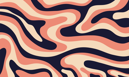 Psychedelic swirl groovy patterngroovy liquid Vector Image