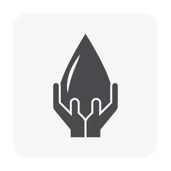 Water usage icon Royalty Free Vector Image - VectorStock