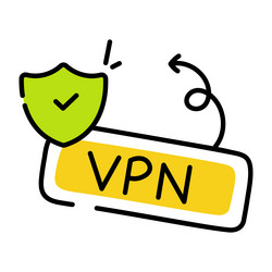Vpn security Royalty Free Vector Image - VectorStock