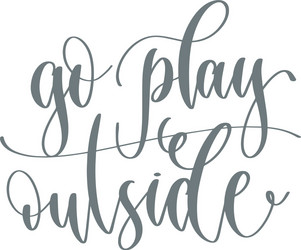 Bad luck cursive lettering Royalty Free Vector Image