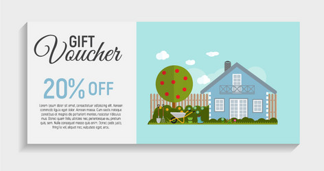 Gift voucher template background Royalty Free Vector Image