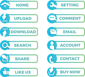 Edit account ui elements kit Royalty Free Vector Image