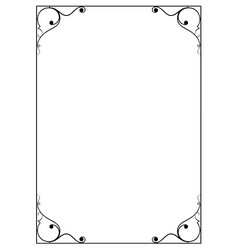 Scroll border Royalty Free Vector Image - VectorStock