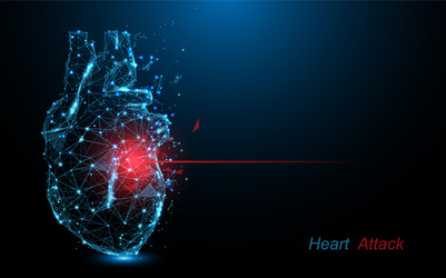 Heart infection disease human Royalty Free Vector Image
