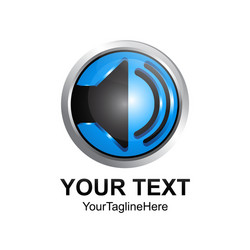 Simple icon of speaker isolated sound output Vector Image