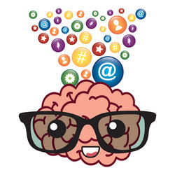 Social Media Brain Vector Images (over 2,600)