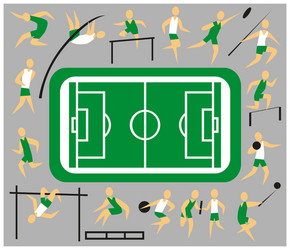 Sports Track Discus Vector Images (89)