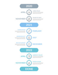 Four years text design isolated on white Vector Image