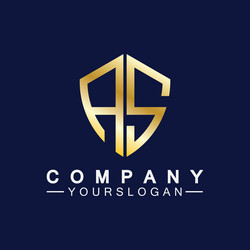 Alphabet letters monogram logo assaa and s Vector Image