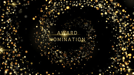 Award nomination ceremony luxury background Vector Image