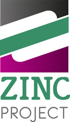 Zinc chemical element and atomic number Royalty Free Vector