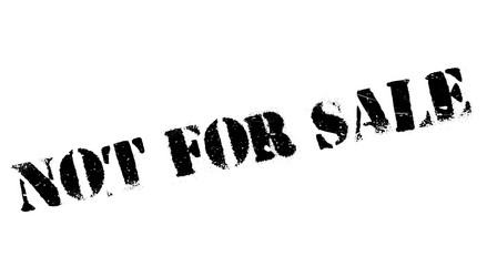 Not for sale rubber stamp Royalty Free Vector Image