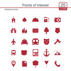 Poi Map Icon Vector Images (89)