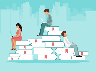 Open book Royalty Free Vector Image - VectorStock