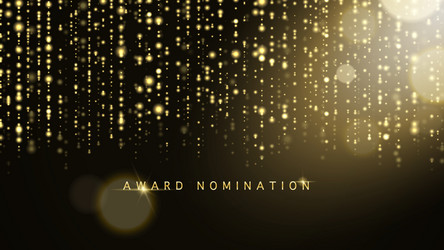 Award nomination ceremony luxury background Vector Image