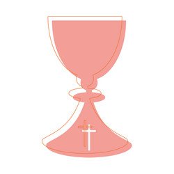 Isolated outline of holy grail icon Royalty Free Vector