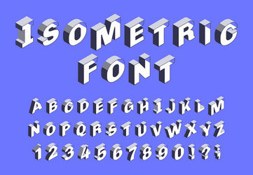 3d Isometric Font Vector Images (over 5,100)