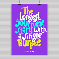 Fitness motivational quotes Royalty Free Vector Image