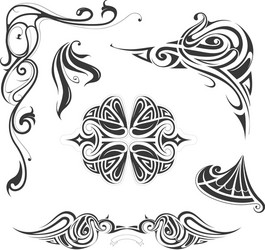 Design elements and borders Royalty Free Vector Image