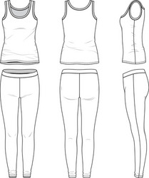 Sweat suit Royalty Free Vector Image - VectorStock