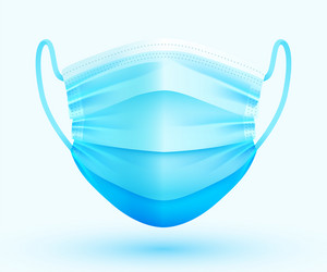 Realistic protective medical face mask virus Vector Image