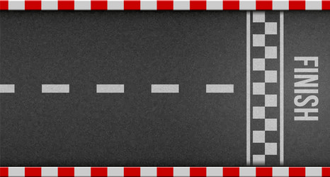 Creative of finish line racing Royalty Free Vector Image