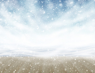 Cartoon snow storm blizzard natural disaster Vector Image