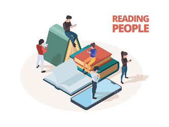 People Reading Vector Images (over 39,000)