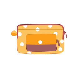 Box pencil case cartoon Royalty Free Vector Image