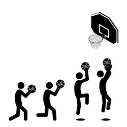 Basketball Stick Figure Vector Images (over 210)