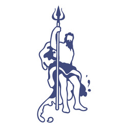 Poseidon greek god Royalty Free Vector Image - VectorStock