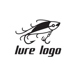 Lure fishing logo Royalty Free Vector Image - VectorStock