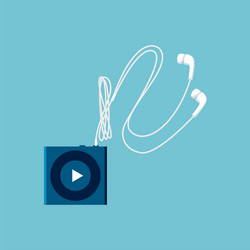 Cartoon mp3 player Royalty Free Vector Image - VectorStock