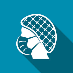 No entry without face mask or wear a mask icon Vector Image