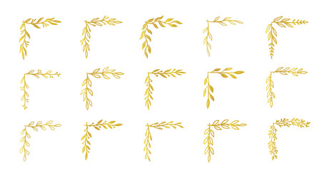 Floral Vine Corner Border Vector Images (over 3,700)