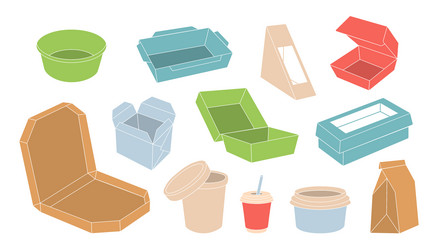 Cardboard Food Packaging Vector Images (over 18,000)