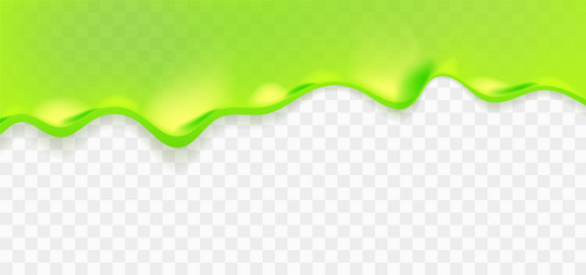Realistic green sticky slime Royalty Free Vector Image