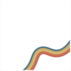 Retro wave rainbow Royalty Free Vector Image - VectorStock