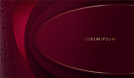 Abstract dark pink design with an oval frame Vector Image