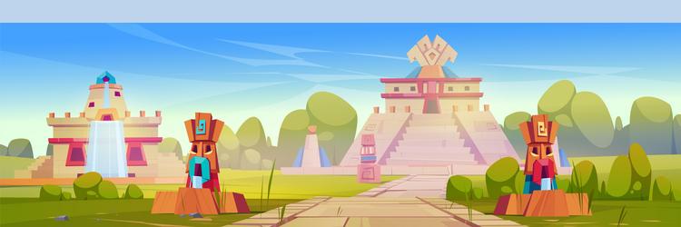 Aztec Landscape Vector Images (over 450)