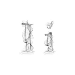 Smoke font letter b Royalty Free Vector Image - VectorStock