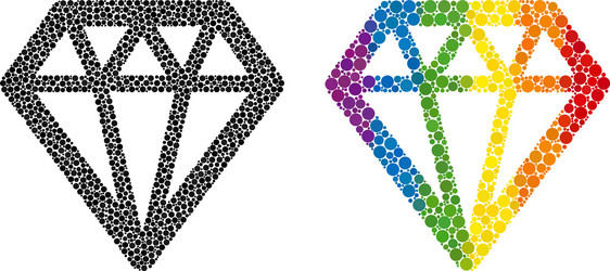 Rainbow Diamond Vector Images (over 7,900)