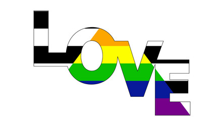 Straight ally lgbtq pride flags in isolated Vector Image